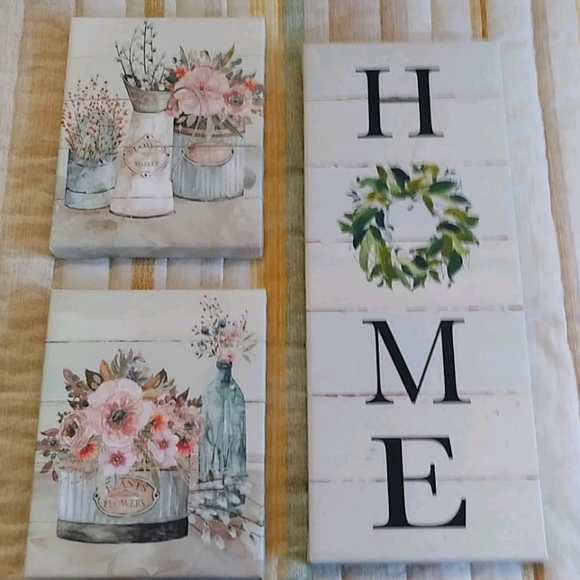 Wall Decor | Farmhouseshabby Chic Wall Art | Poshmark